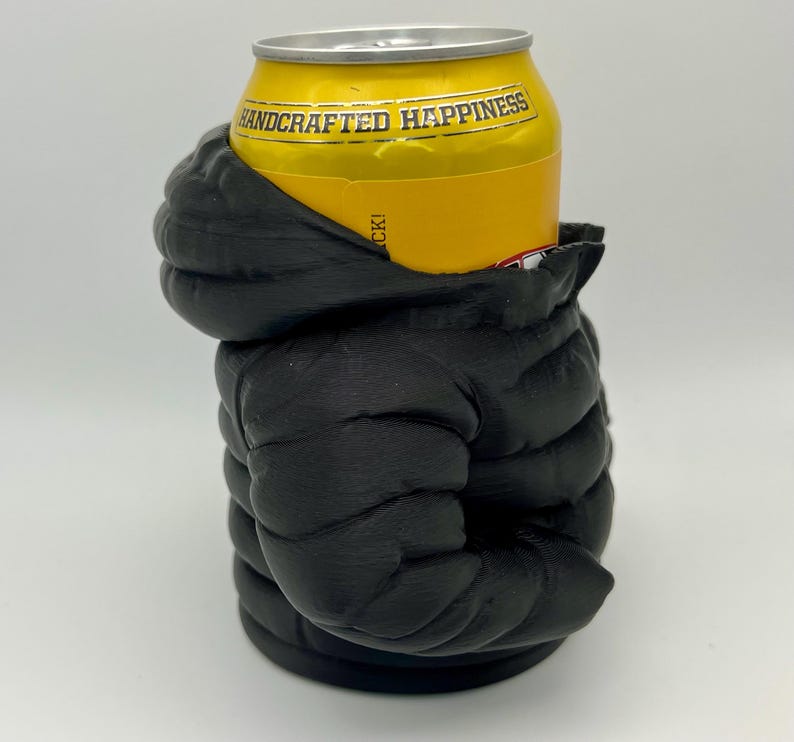 Puffy Jacket Can Cooler | 3D Printed Winter Coat Coozie for Beer & Soda ...