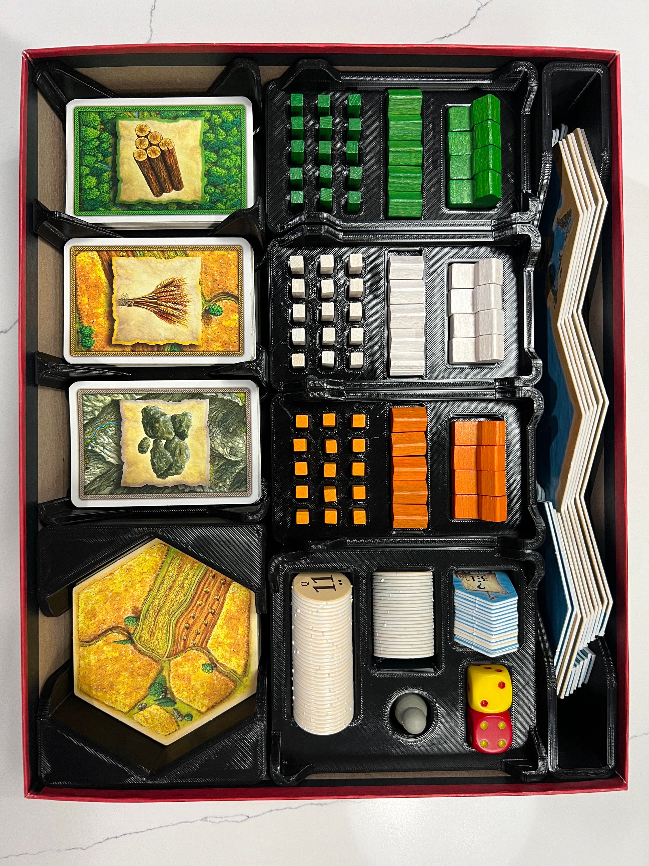 Settlers of Catan Inserts for Base Game and 5-6 Player Expansion - Etsy