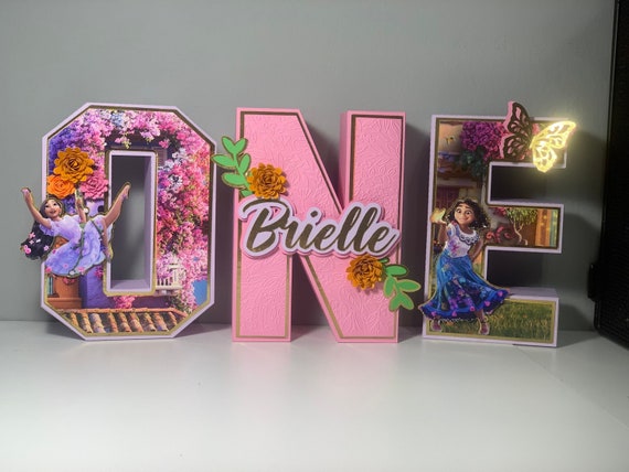Encanto Inspired 3D Letters - Etsy