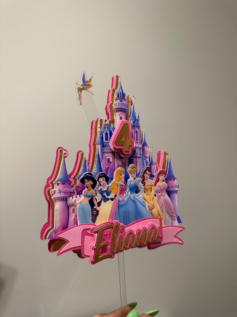 Princess Cake Topper - Etsy