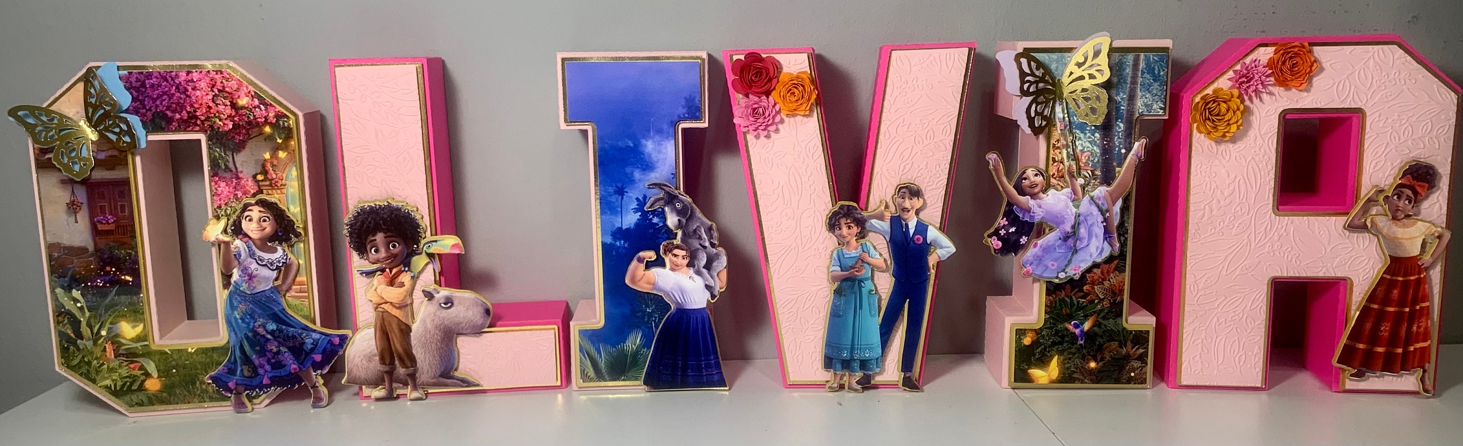 Encanto Inspired 3D Letters - Etsy