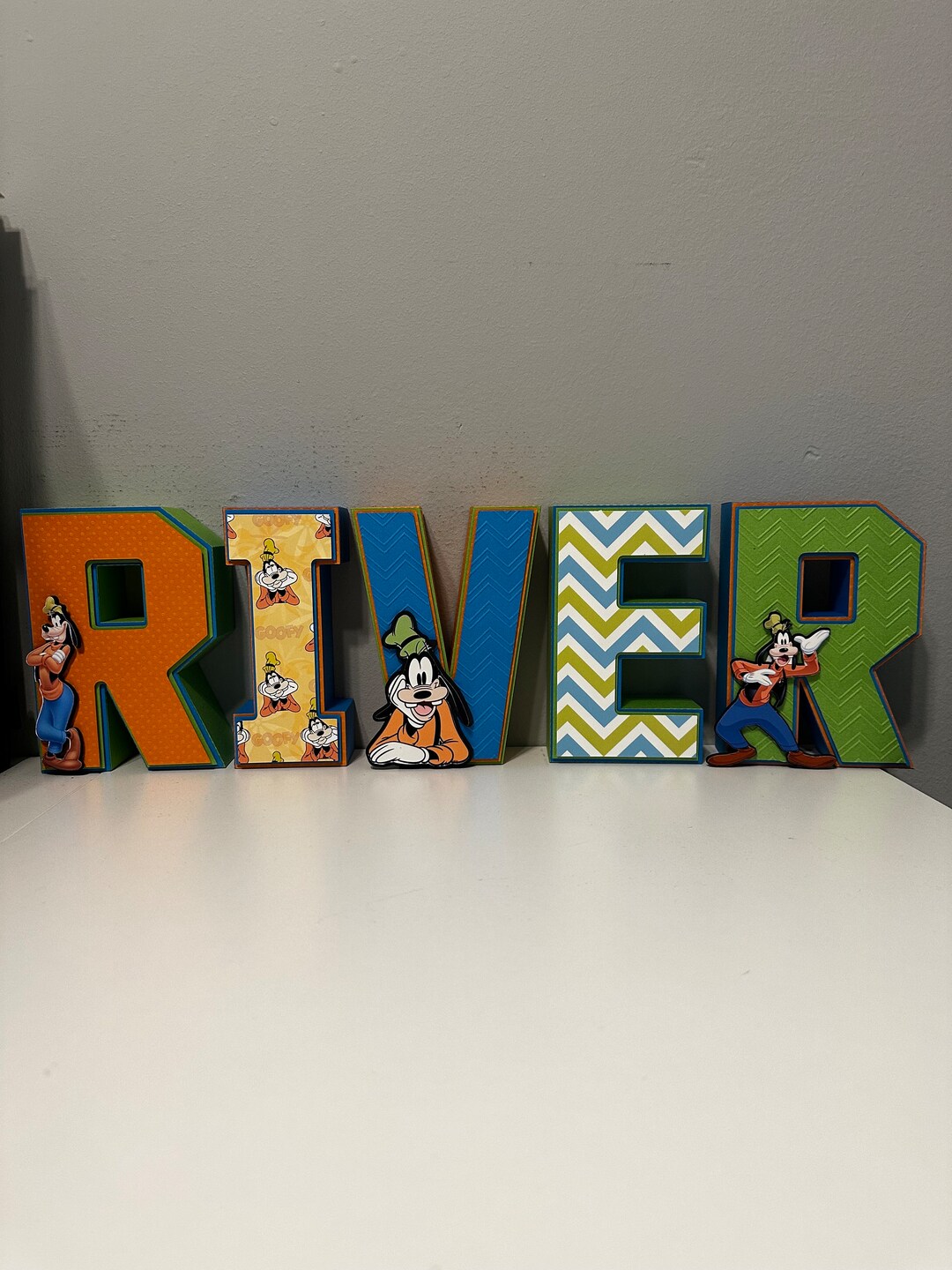 Goofy Inspired 3D Letter - Etsy