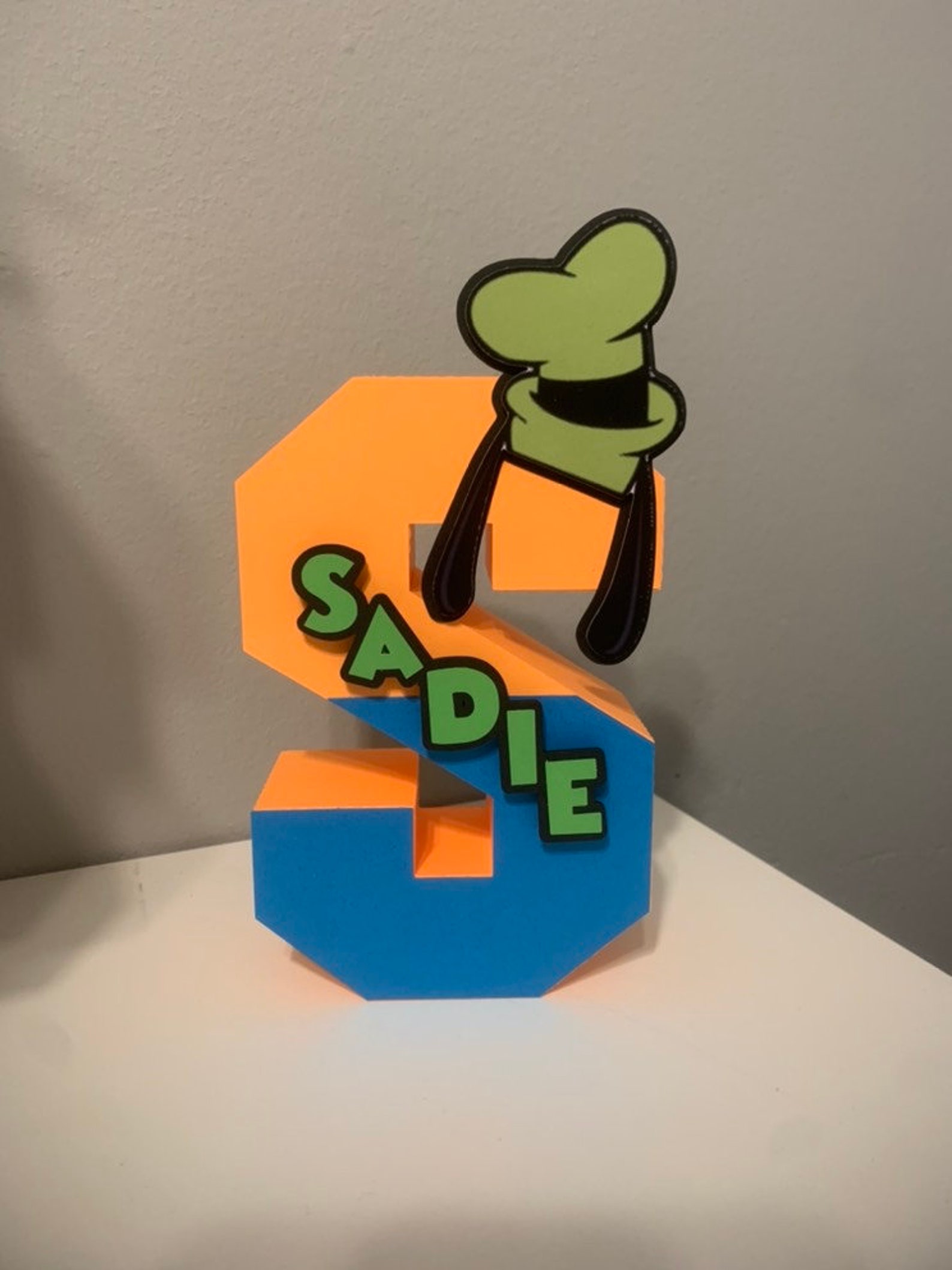 Goofy Inspired 3D Letter - Etsy