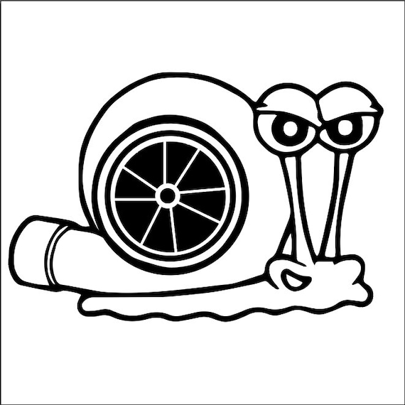 Turbo Snail Decal