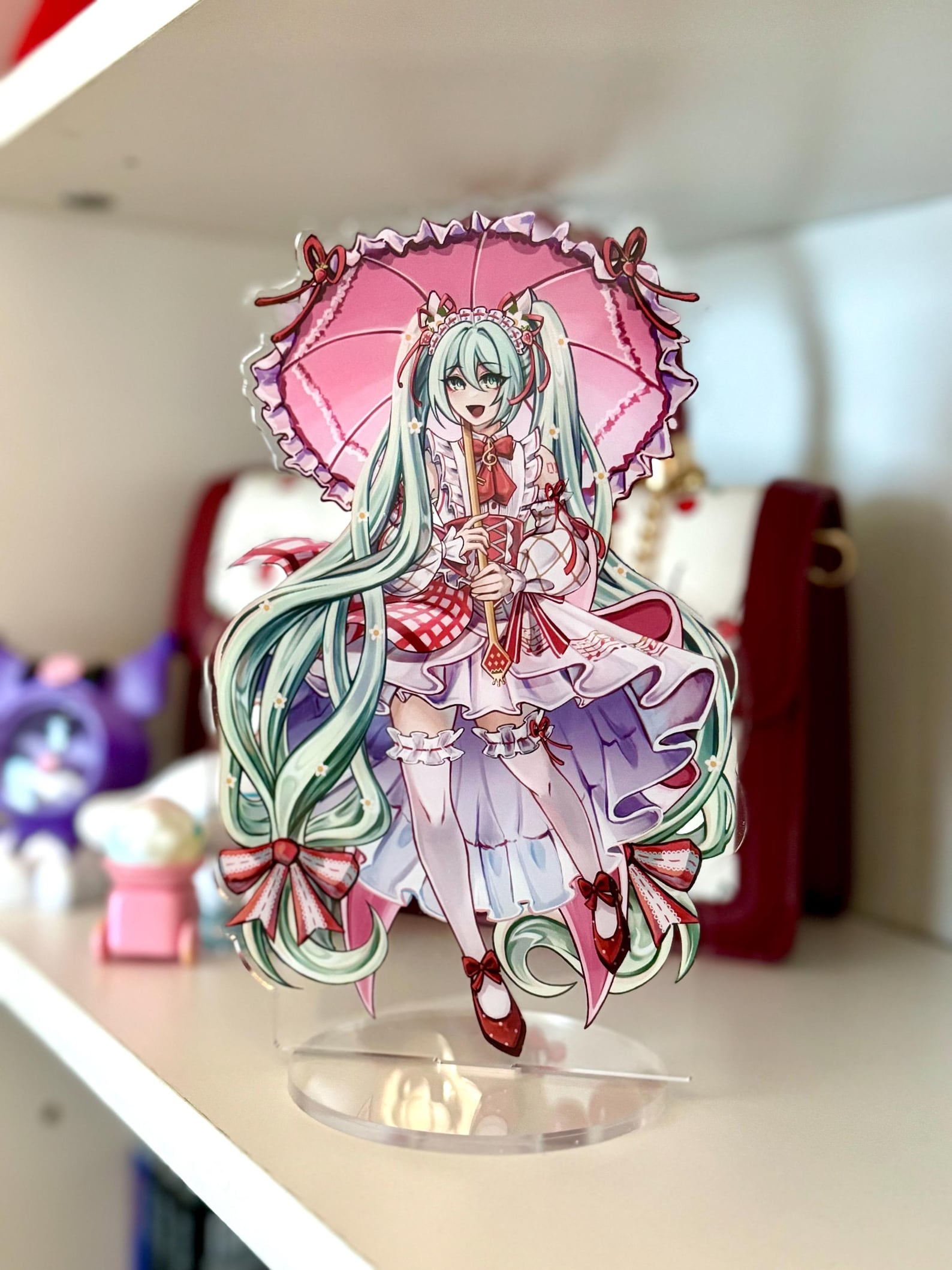 Strawberry Hatsune Miku Acrylic Standee - Etsy