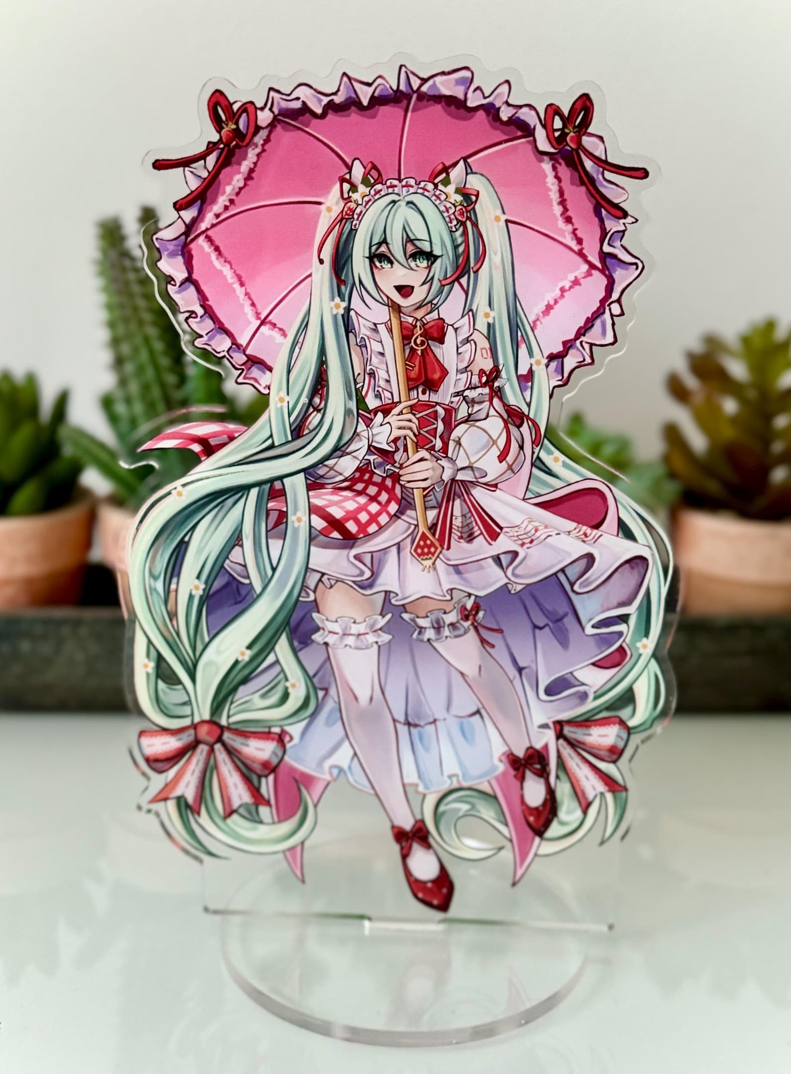 Strawberry Hatsune Miku Acrylic Standee - Etsy