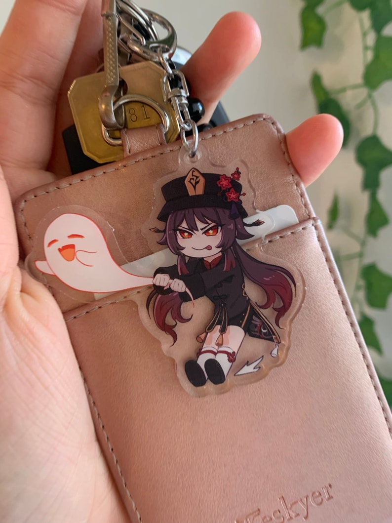 Genshin Impact Hu Tao Keychain - Etsy