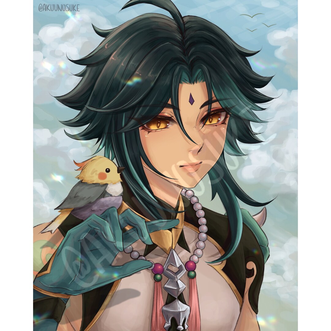 Xiao Genshin Impact 8 X 10 Print - Etsy
