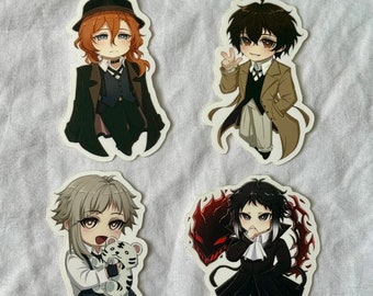 Bsd/bungo Stray Dogs Stickers Version 1 Water Resistant Stickers ...