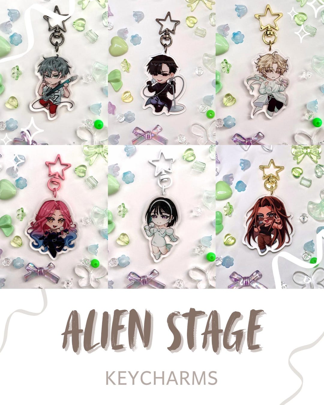 Alien Stage Acrylic Keychains - Etsy