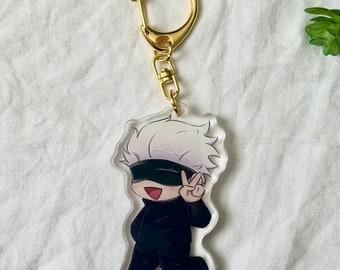 JJK Gojo & Sukuna Acrylic Keychain Double-sided Anime Jujutsu Keychain ...