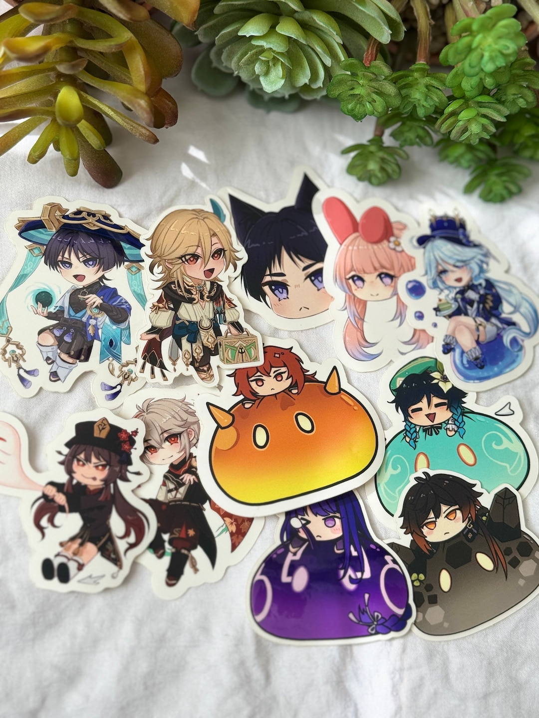 Genshin Impact Stickers - Etsy