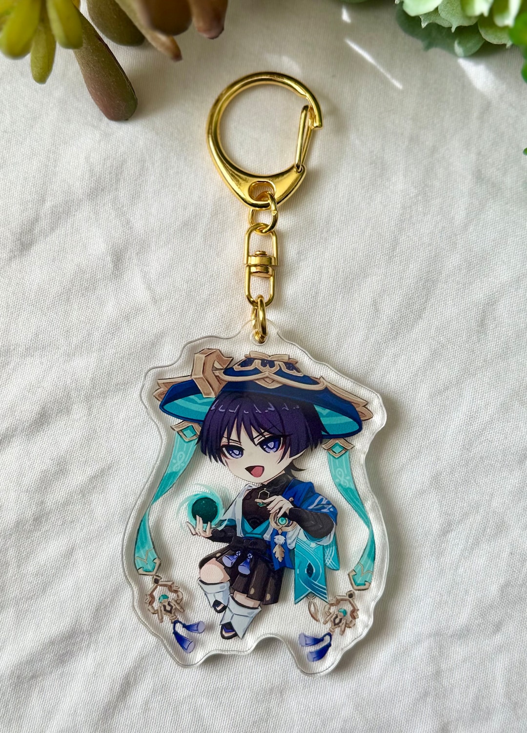 Genshin Impact Wanderer Keychain - Etsy