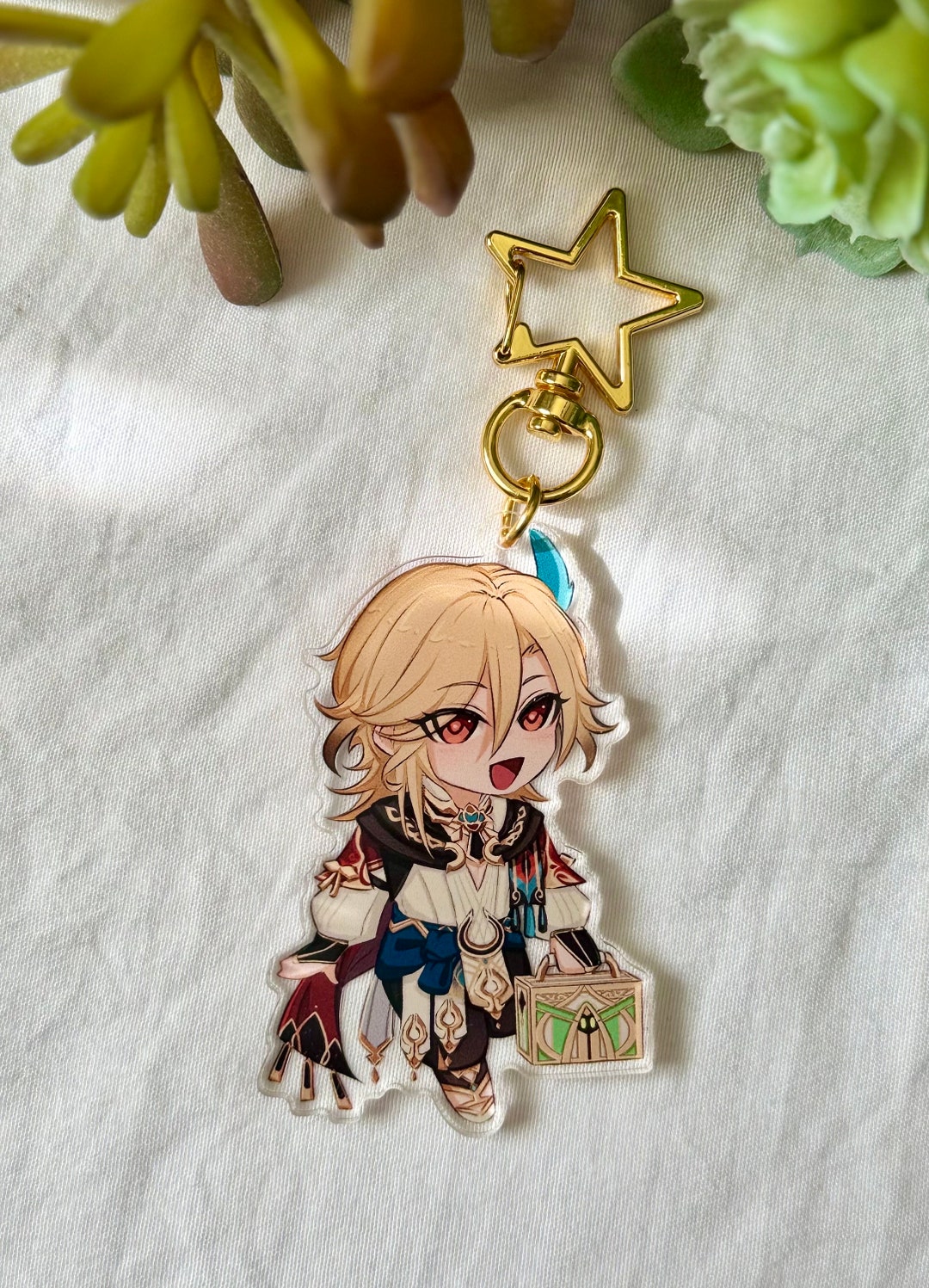 Genshin Impact Kaveh Keychain - Etsy