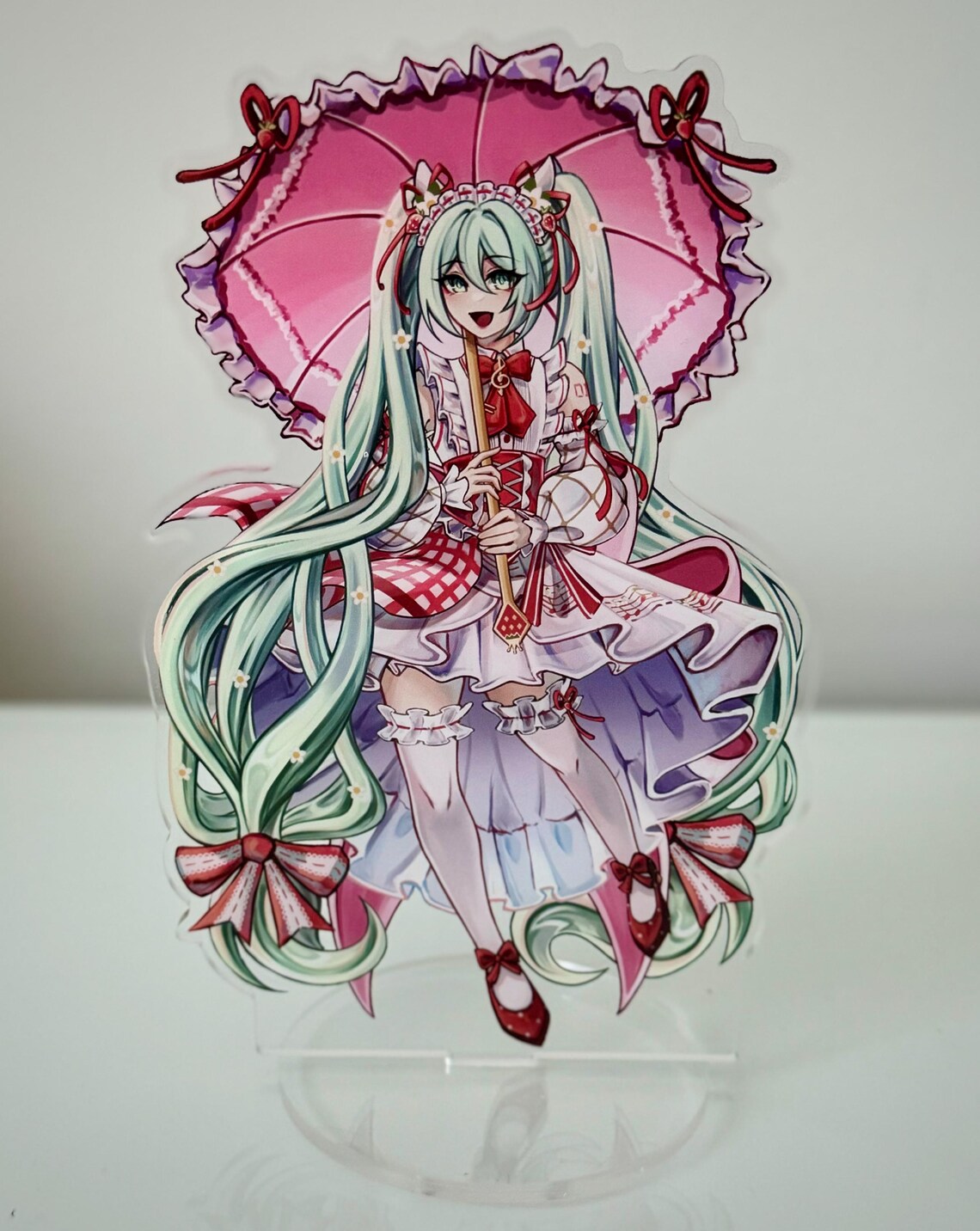 Strawberry Hatsune Miku Acrylic Standee - Etsy