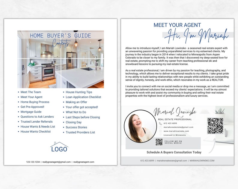 Home Buyers Guide Buyers Packet Templates for Realtors - Etsy