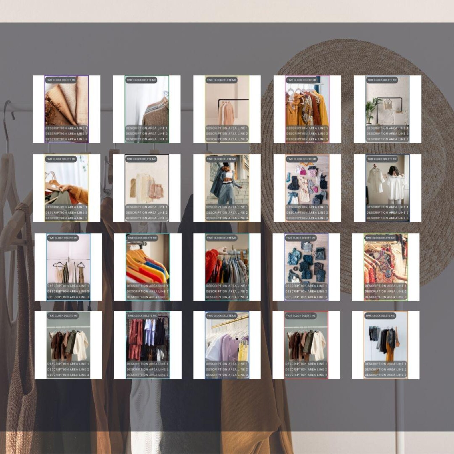 25 Clean Simple Posh Show Cover Image, Canva Template, Poshmark Live ...