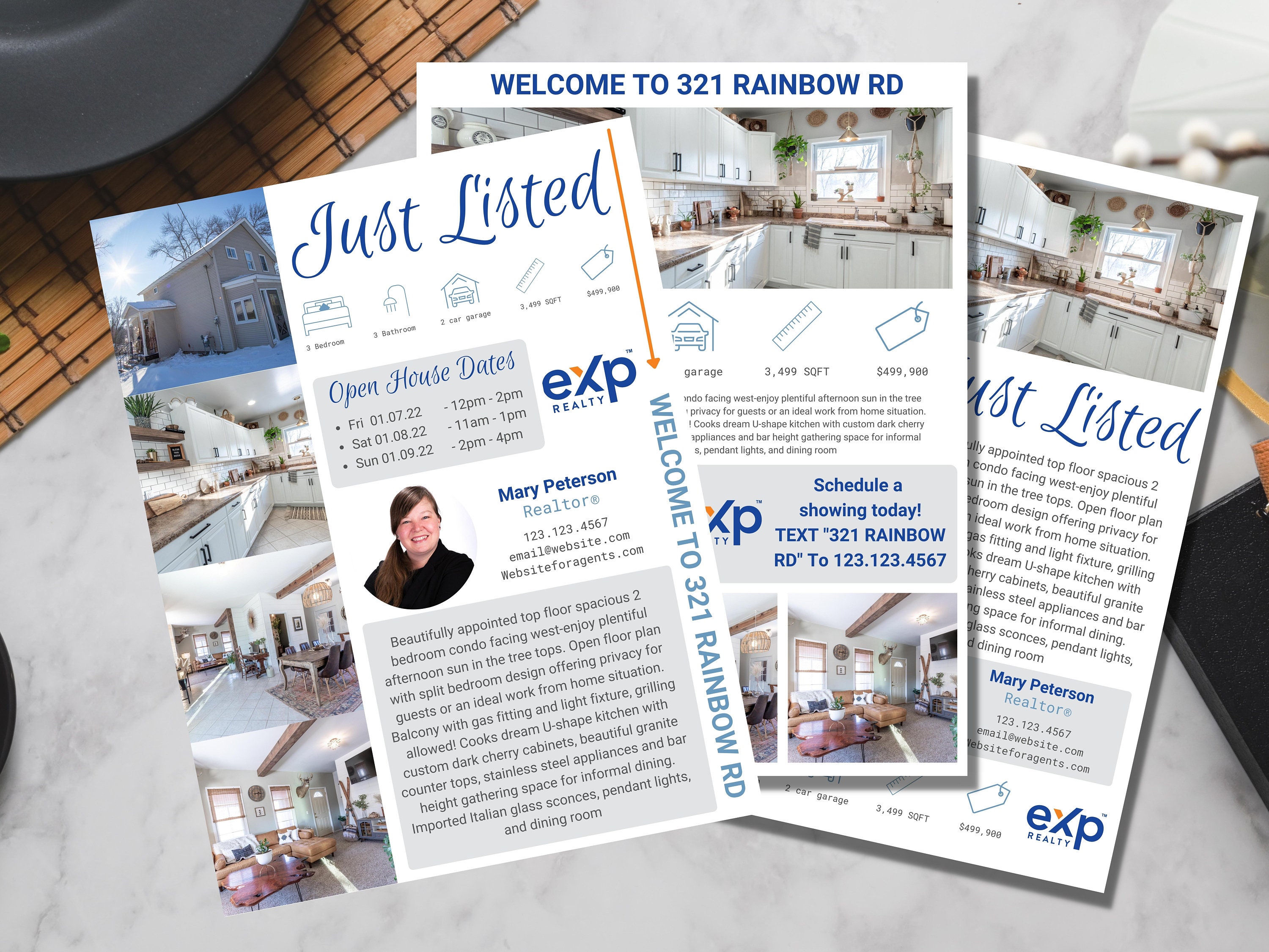 5 Canva Exp Realty Listing Flyers | Real Estate Flyer | Classic Real ...