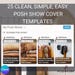 25 Clean Simple Posh Show Cover Image, Canva Template, Poshmark Live ...