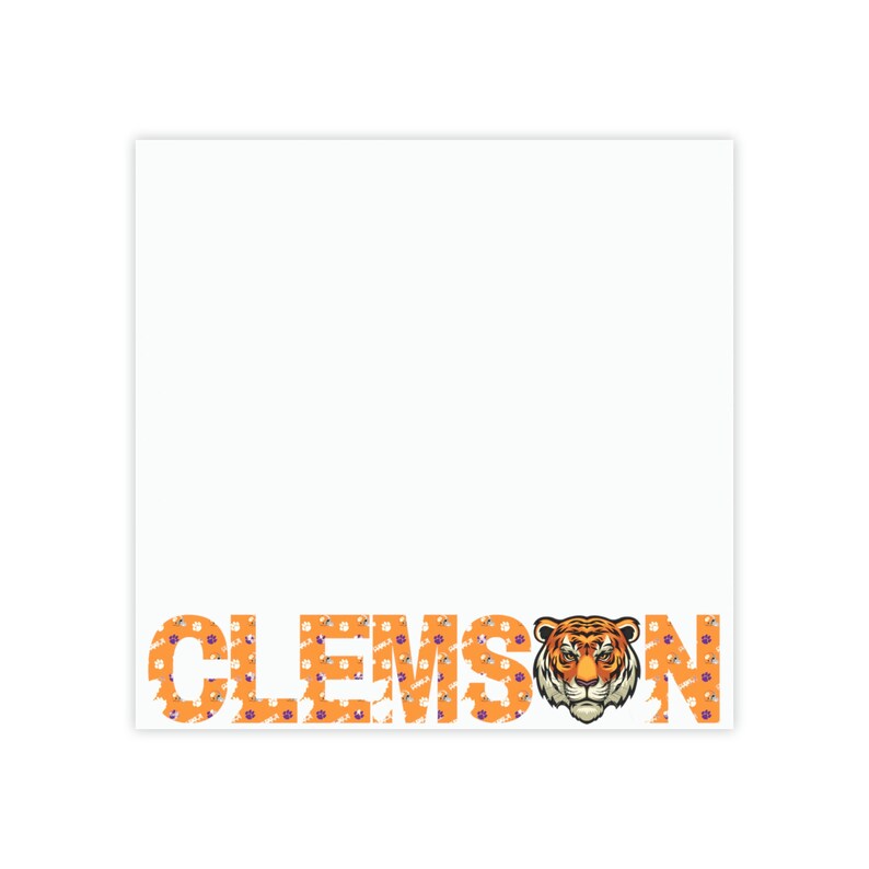 Clemson Post-it® Sticky Note Pads Notepad Desk Accessories Office Gift ...