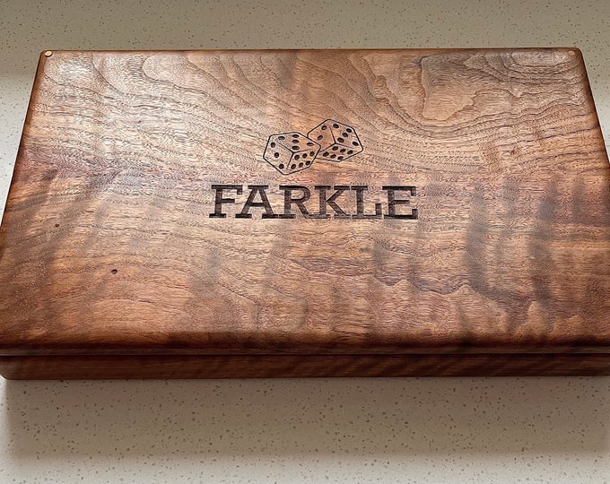 Handmade Solid Wood Farkle Game Classic Dice Game - Etsy