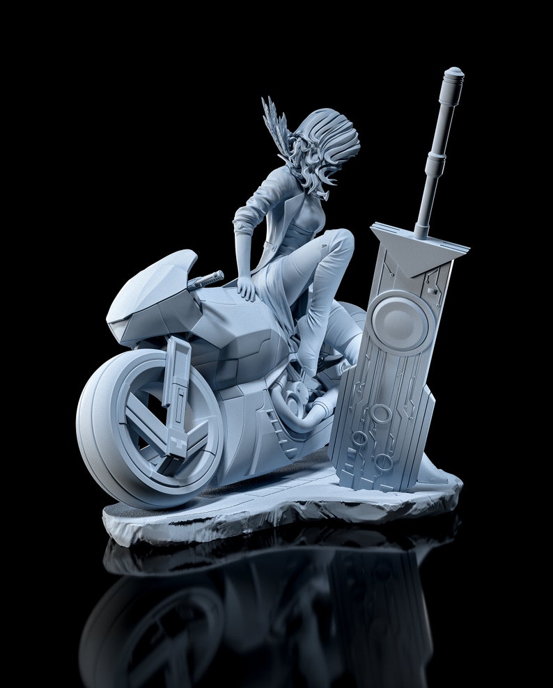 Red From Transistor Figure or Bust Unpainted Durable Resin - Etsy