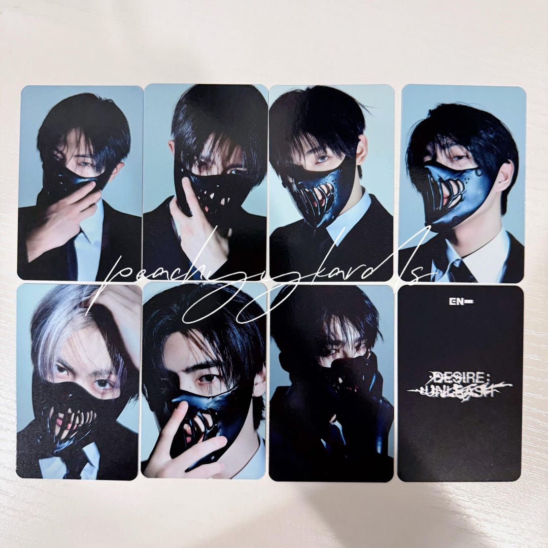 Enha Kpop Photocard Unleash Desire Concept Make Version Ot7 Sunghoon ...