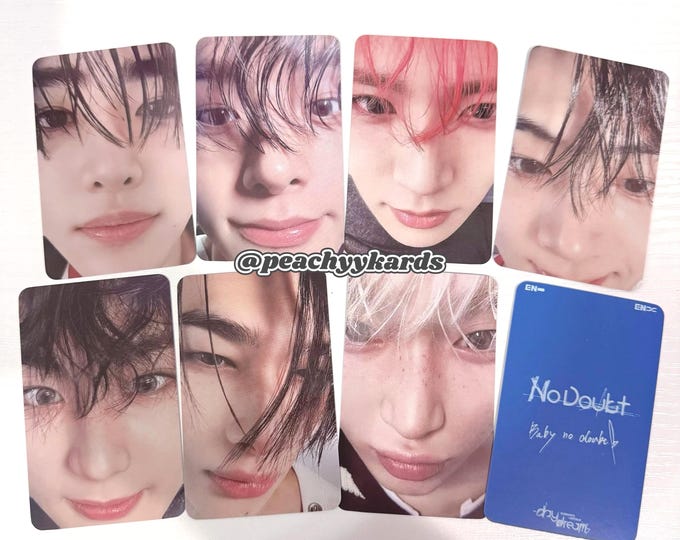 Enha Photocard Egghypen Broadcast No Doubt Daydream Fanmade Ot7 ...