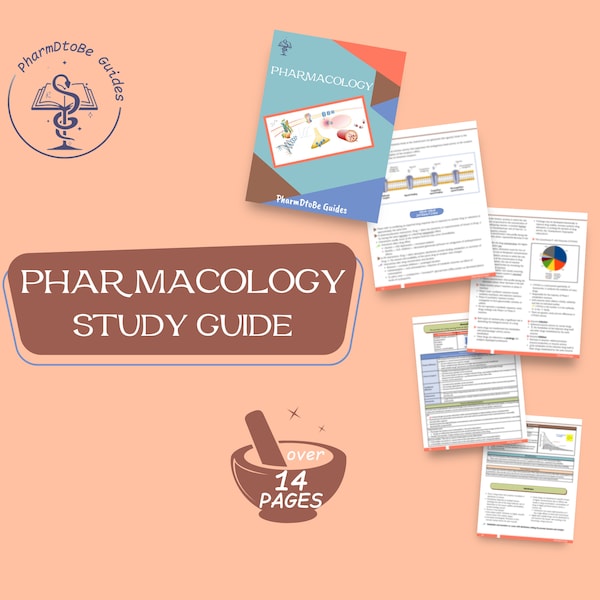 Easy Guide to Pharmacology - Etsy