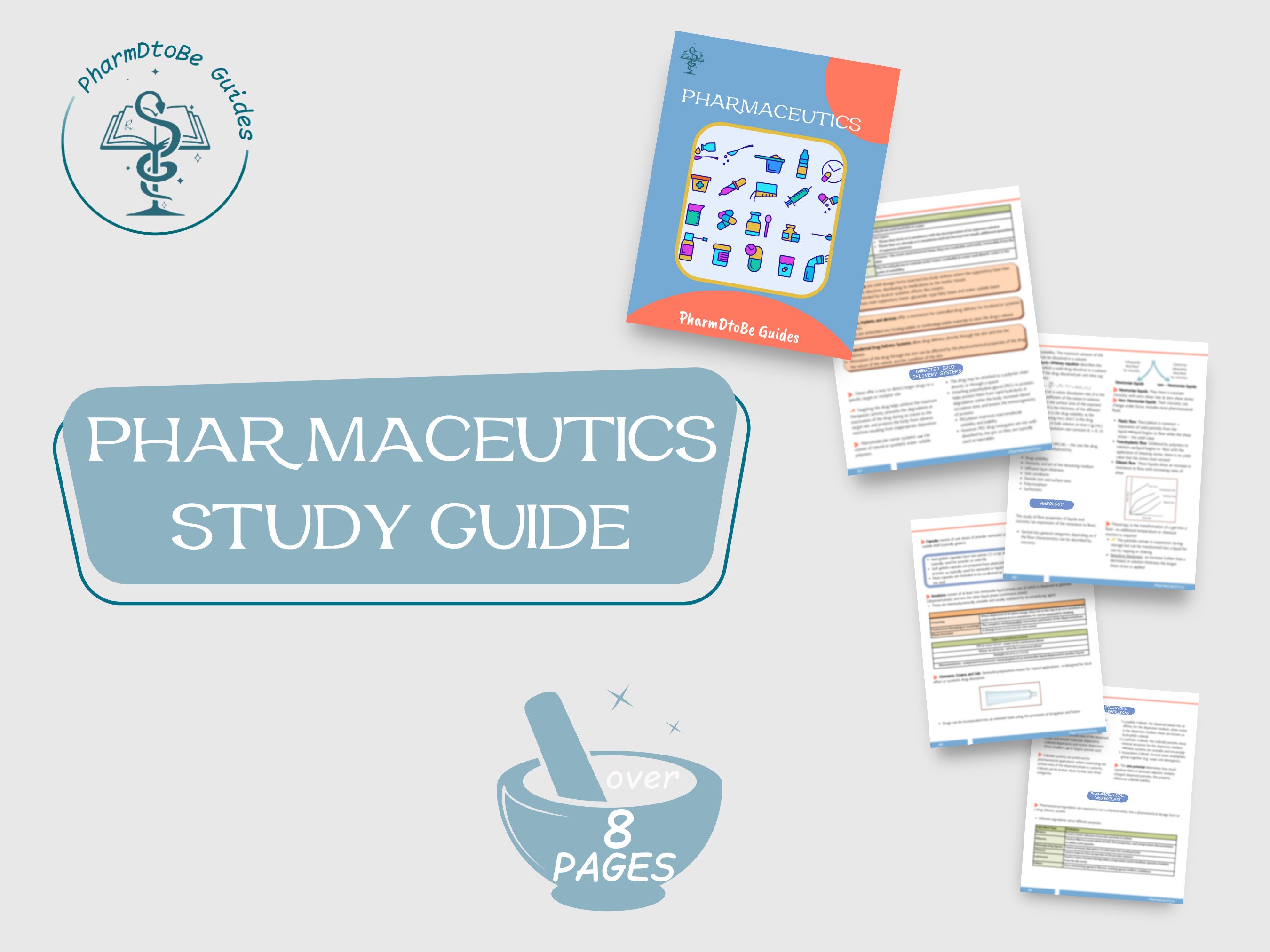 Complete Pharm Sci Bundle Pharmacy Student Pharmaceutical Sciences ...