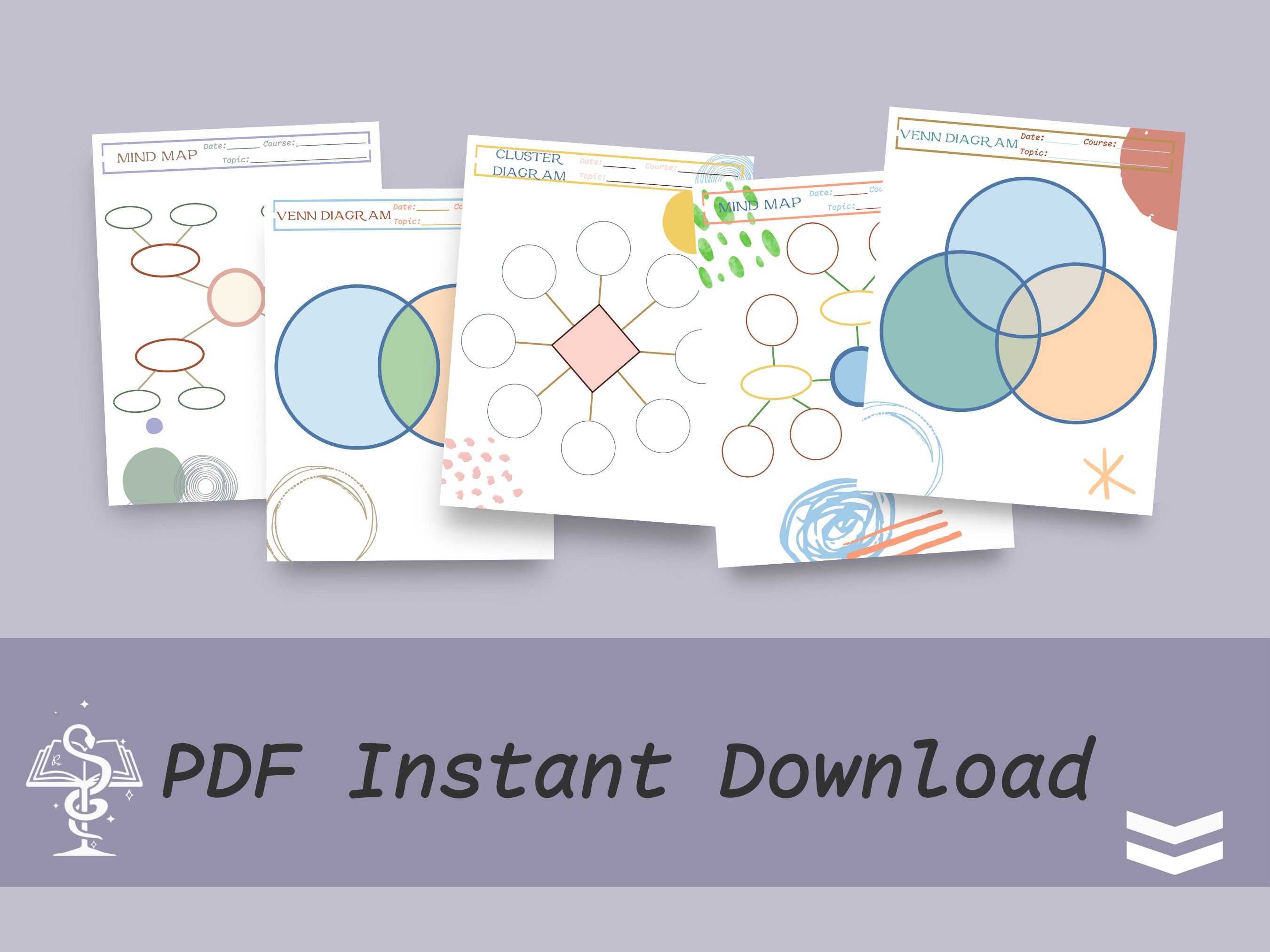 Concept Map Mind Map Pharmacy School Notes Pharmacy - Etsy UK