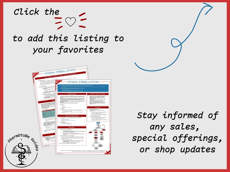 Atrial Fibrillation Study Guide Cardiology Pharmacy Studentnp Studentpa ...