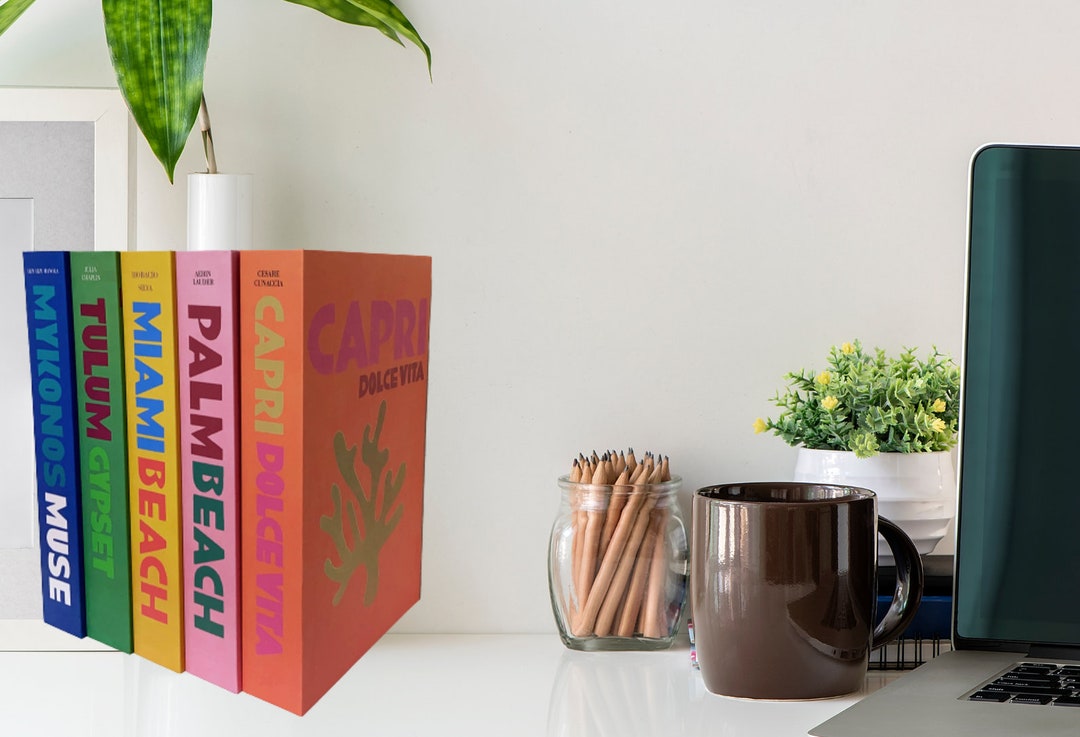 Openable Book Box, Coffee Table Decor , Shelf Decor, Vacation Style ...