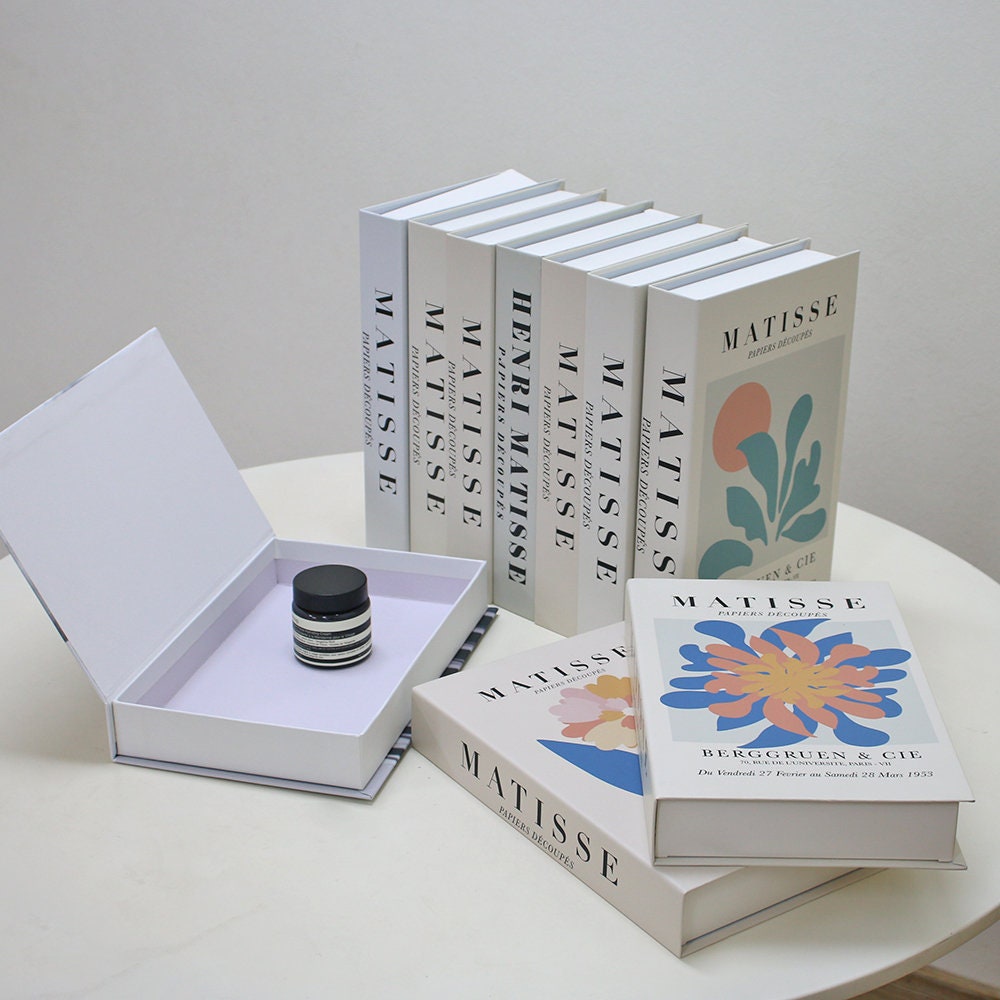Decorative Books, Coffee Table Decor, Openable Book Box, Luxury ...