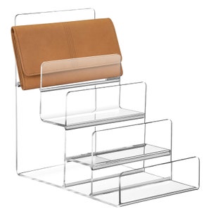 Acrylic Storage Rack, Purse Display Shelf, Display Case, Clear Acrylic ...