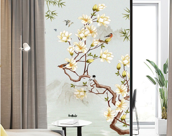 Wild Flowers Double Sided Window Sticker - Etsy Australia