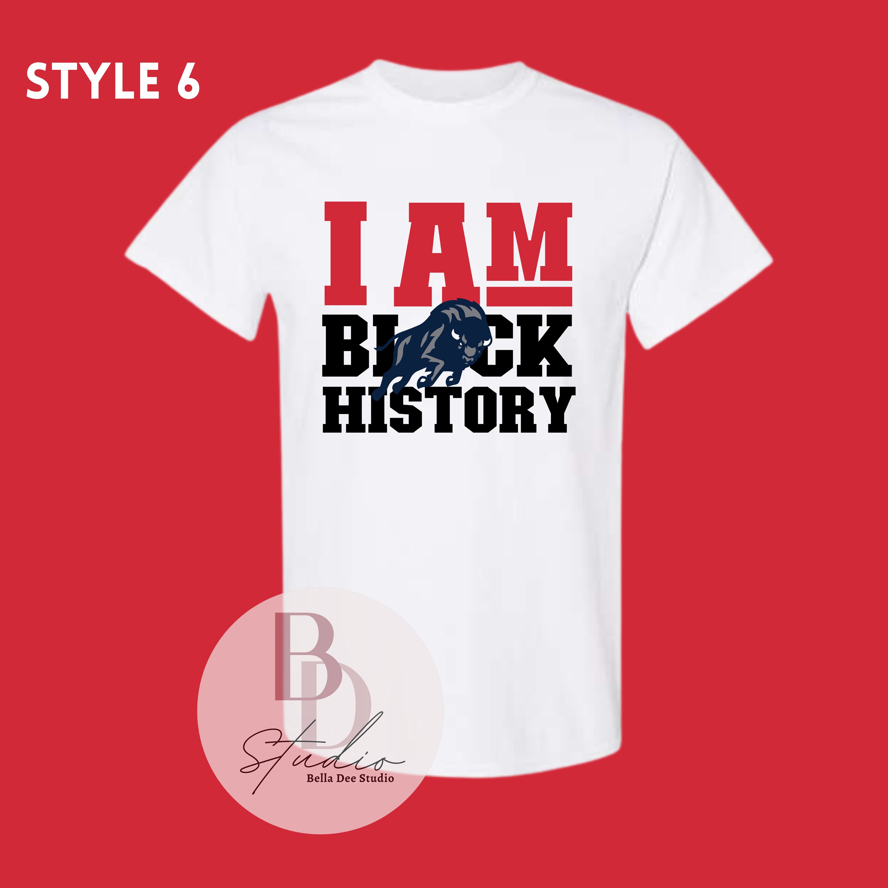 Howard University College Apparel, Bison Energy, Blue and Red, Best ...