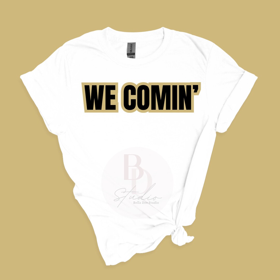 We Comin' Tee -shirt, Buffalos, Football, Prime, Deion Sanders, College ...