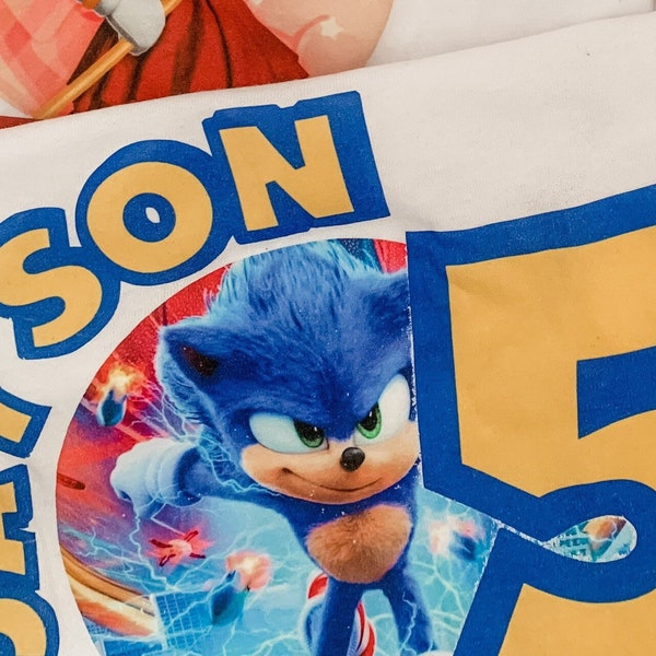 Iron on Sonic Birthday - Etsy