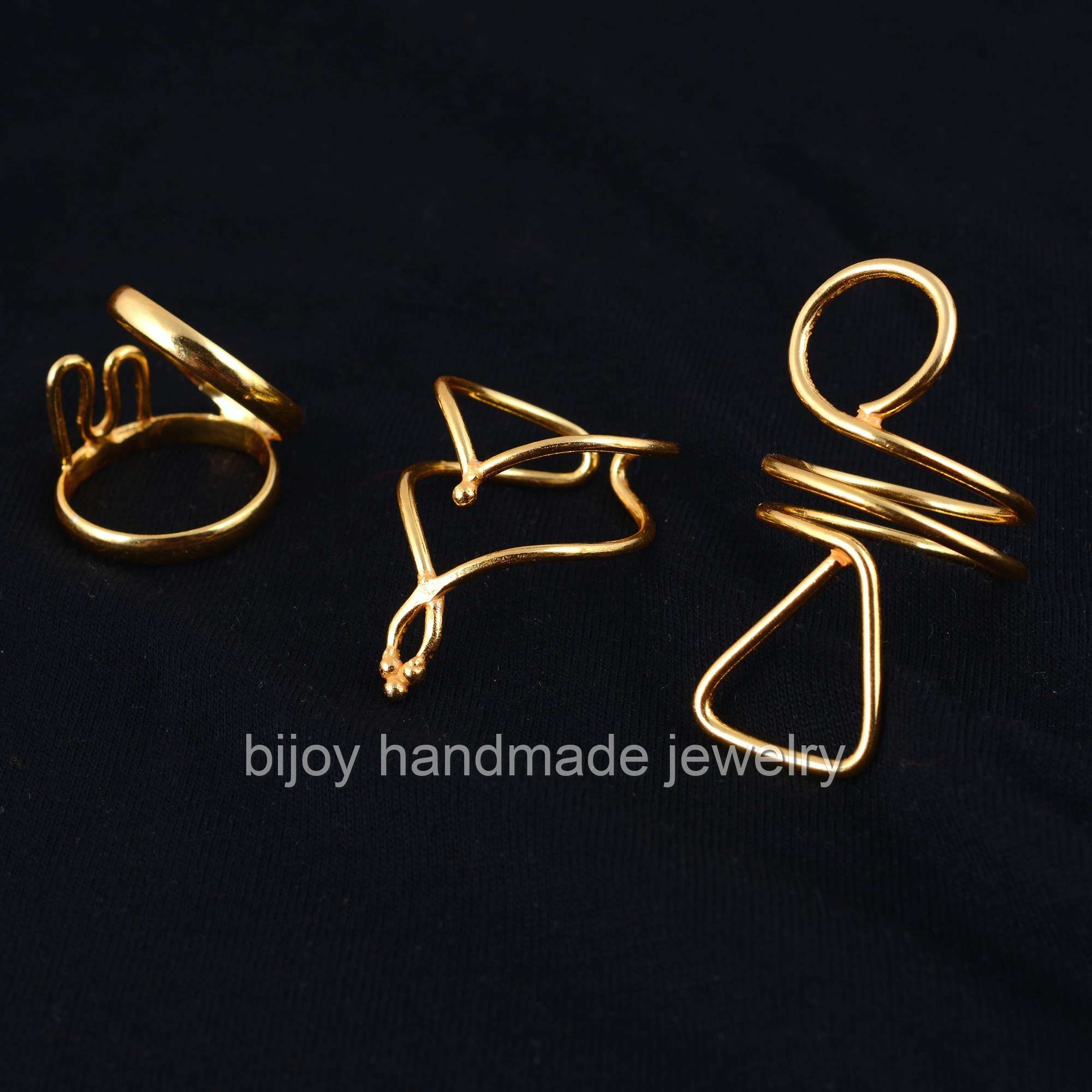 Arthritis Finger Splint Sterling Silver Brass or Copper - Etsy