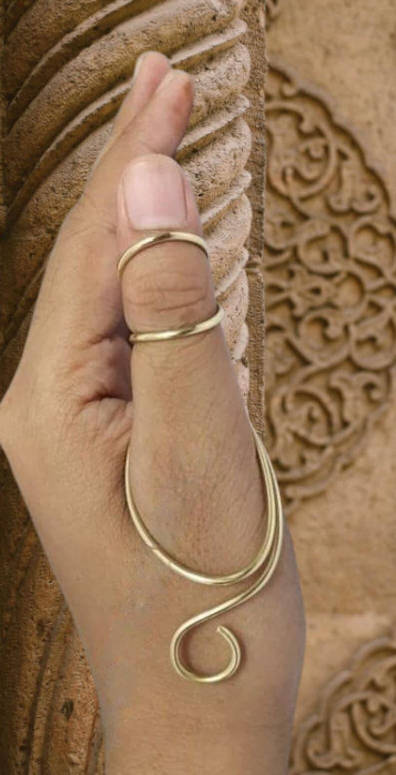 Thumb Splint Ring, Trigger Finger Rings, 925 Sterling Silver Ring ...