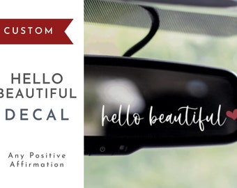 Hello Beautiful Mirror - Etsy