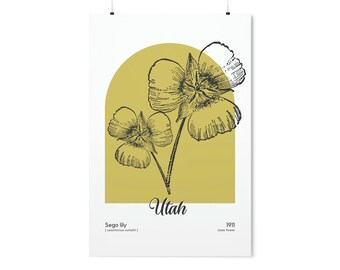 Sego Lily Illustration Print / Printable / Art / Digital Download ...