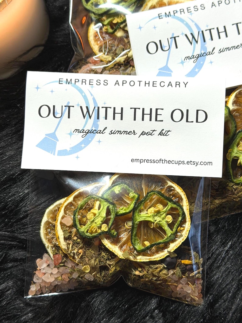 Out With the Old Cleansing Simmer Pot Intention Kit | Purification ...