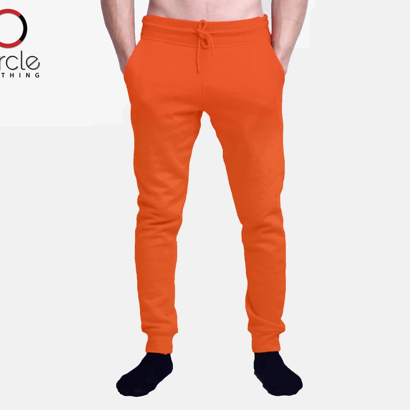 Men Orange Joggers - Etsy