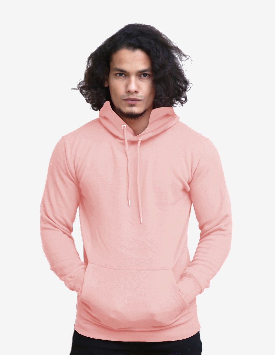 Adult Unisex Men's Plain Basic Pullover Hoodie Sweater Sweatshirt ...