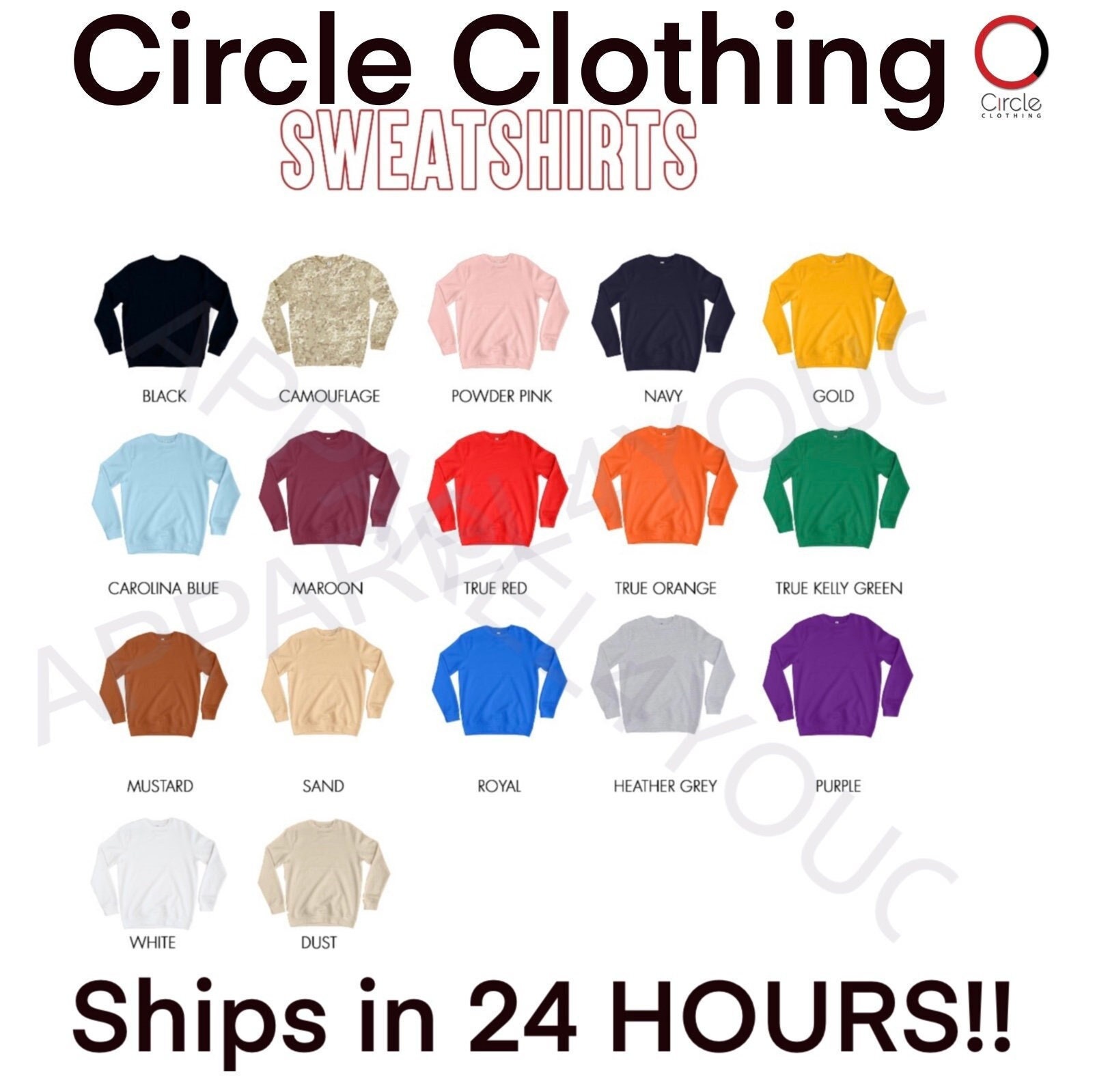 BLANK Screen PRINT SWEATSHIRT, Bulk Sweatshirts, Cotton Polyester ...