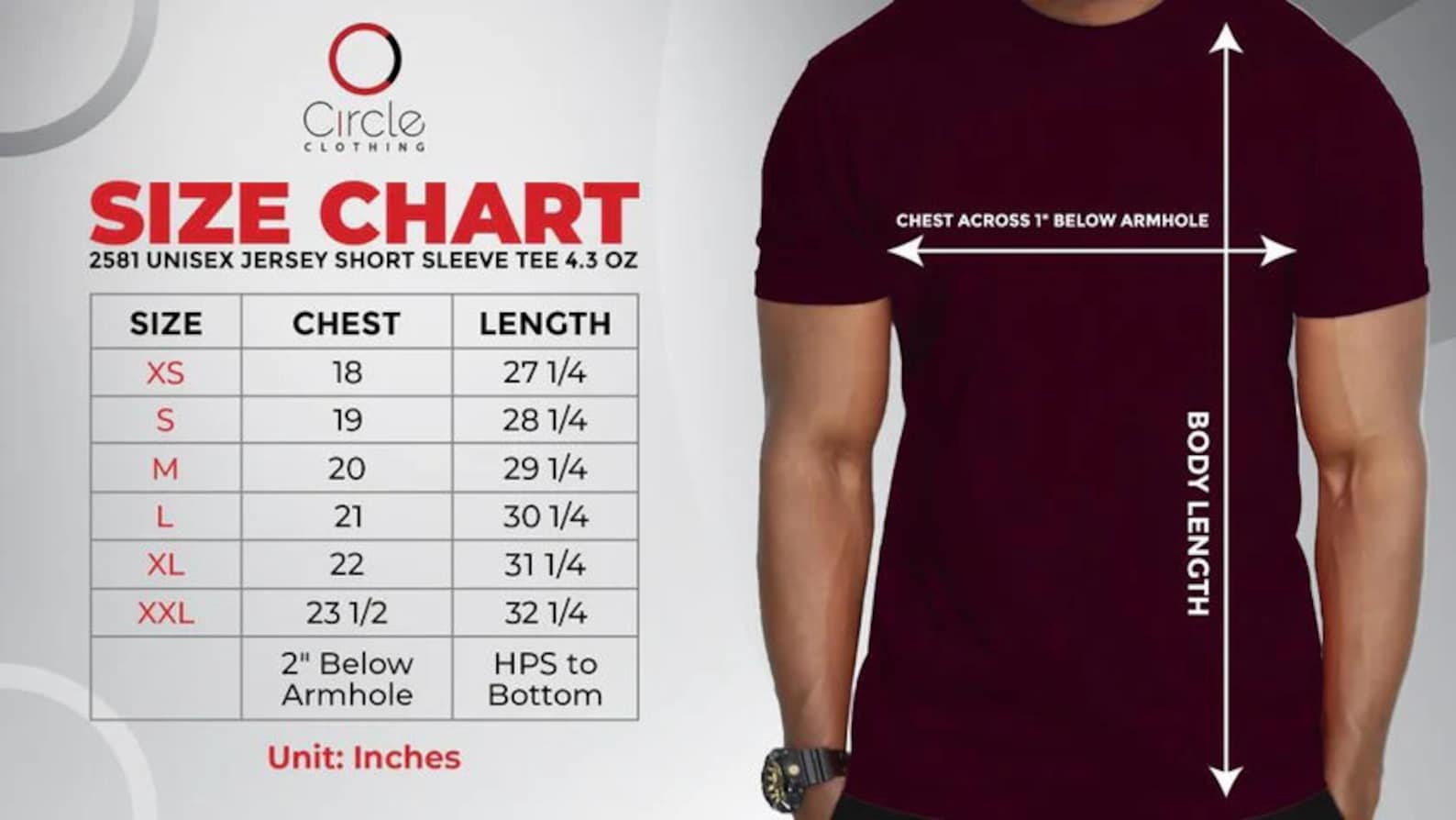 Circle Clothing Plain Shirt, Blank Unisex Shirt, Circle Clothing ...