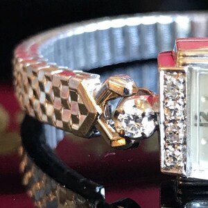 Hamilton 14k Solid Gold Diamond Watch 1ctw+ /top Cosmetics/oiled ...