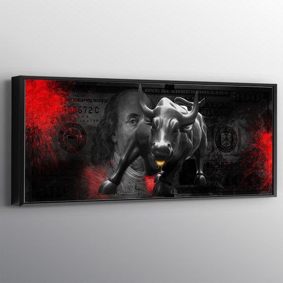 Wall Street Bull Wall Art